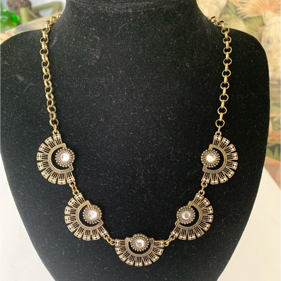 Anna & Ava | Jewelry | Anna Ava Necklace Crystals In Brushed Gold 2 In ...